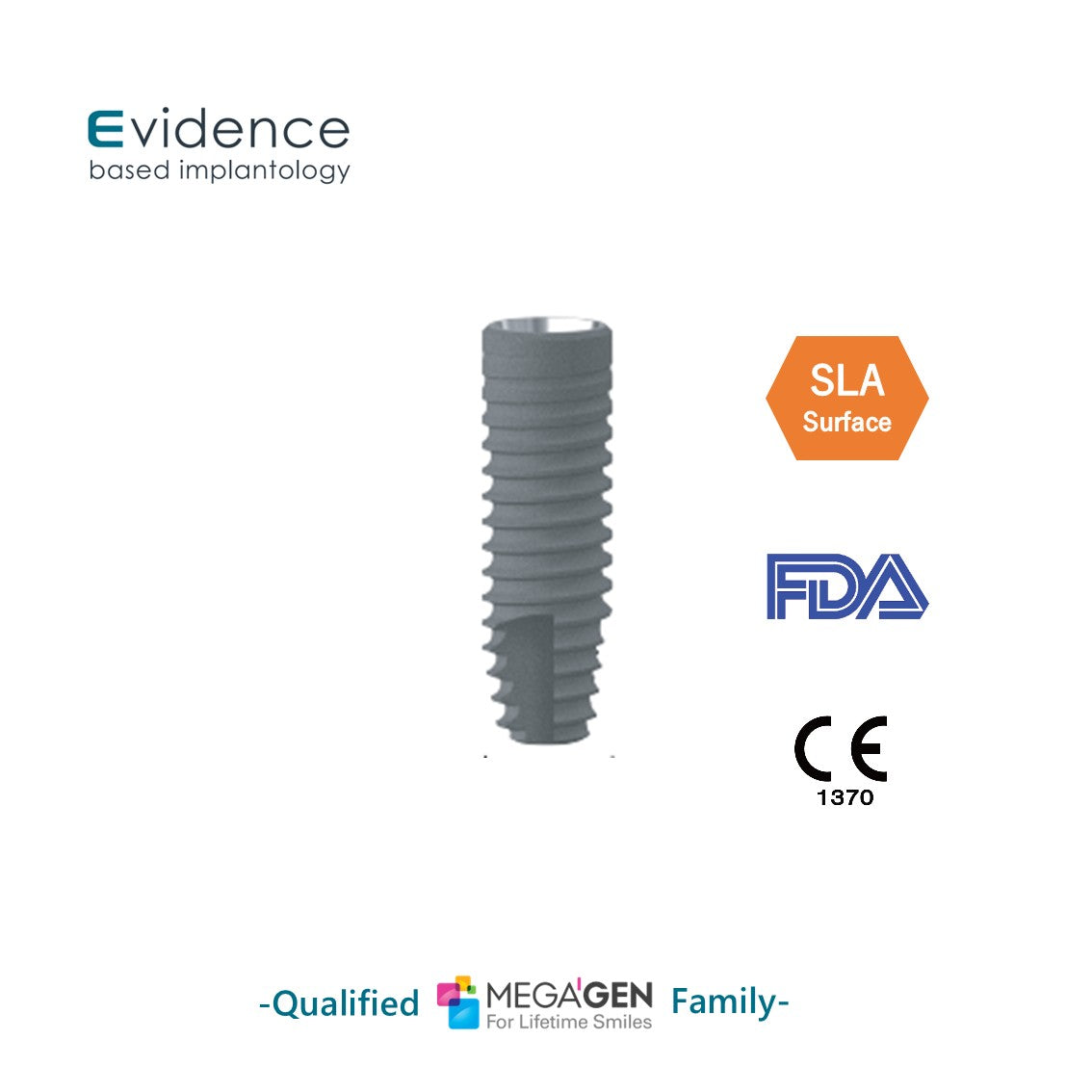 [Bone Level Tapered] Fixture Internal Hex 2.5mm(Regular) FDA/CE Made i ...